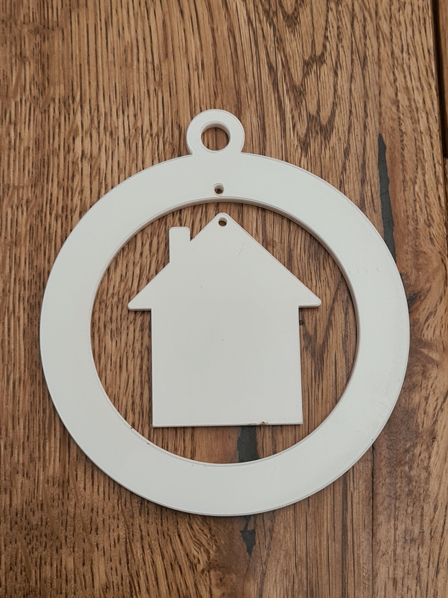Acrylic House Round Tree Decoration – Mackie Direct