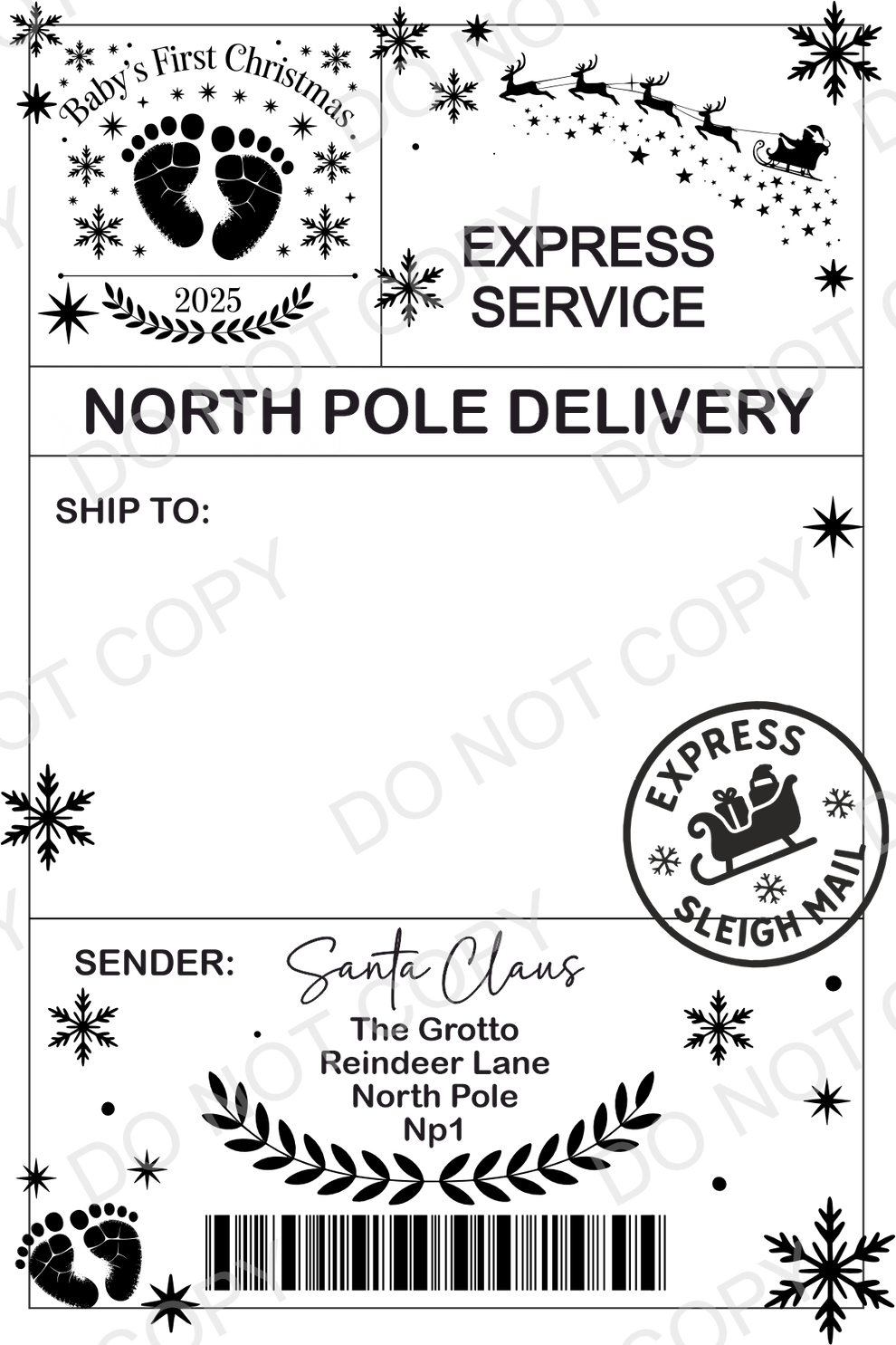 Santa Labels - Digital Download Only – Mackie Direct