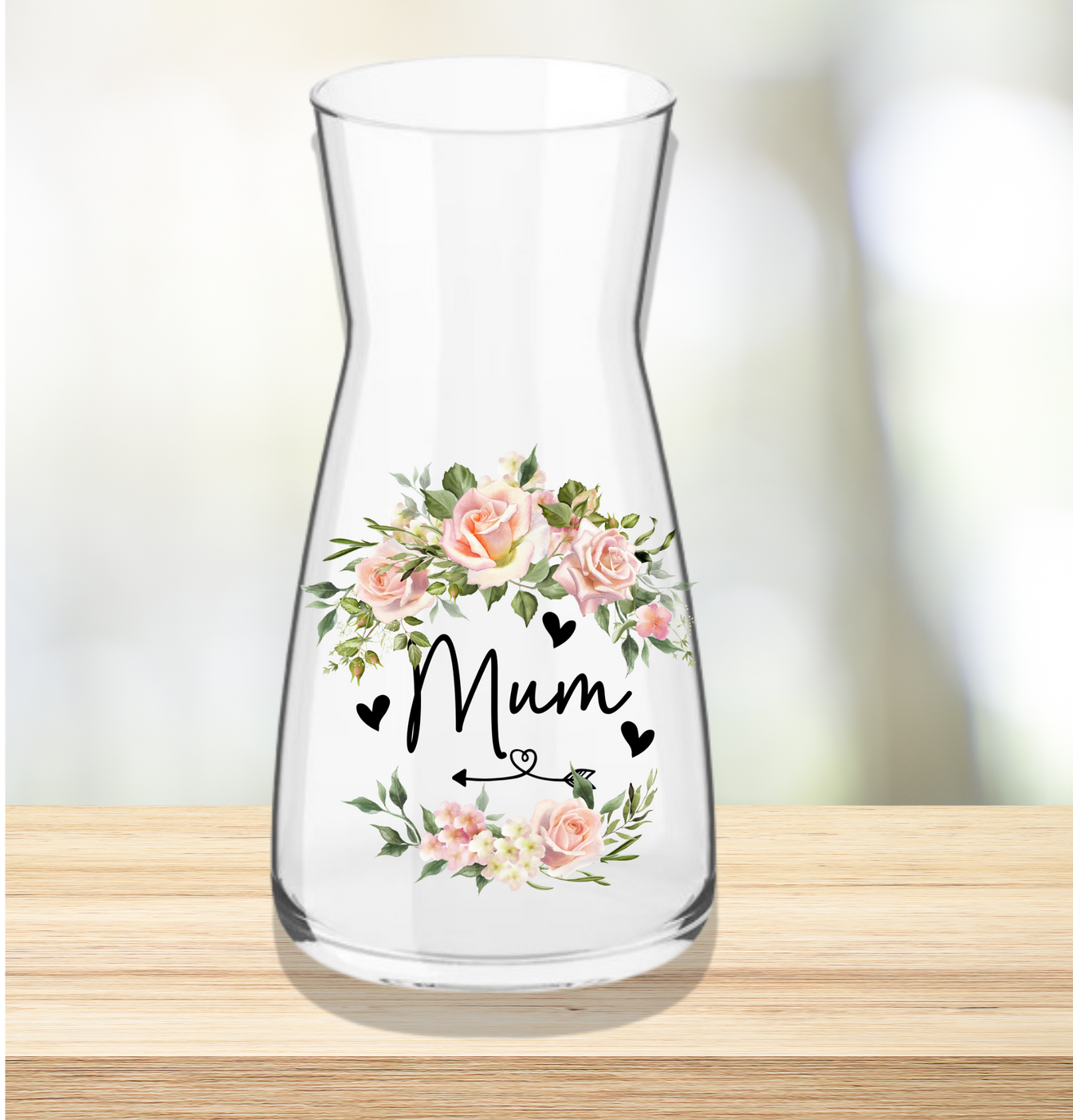 UVDTF Mothers Day Vase - Pink Roses – Mackie Direct