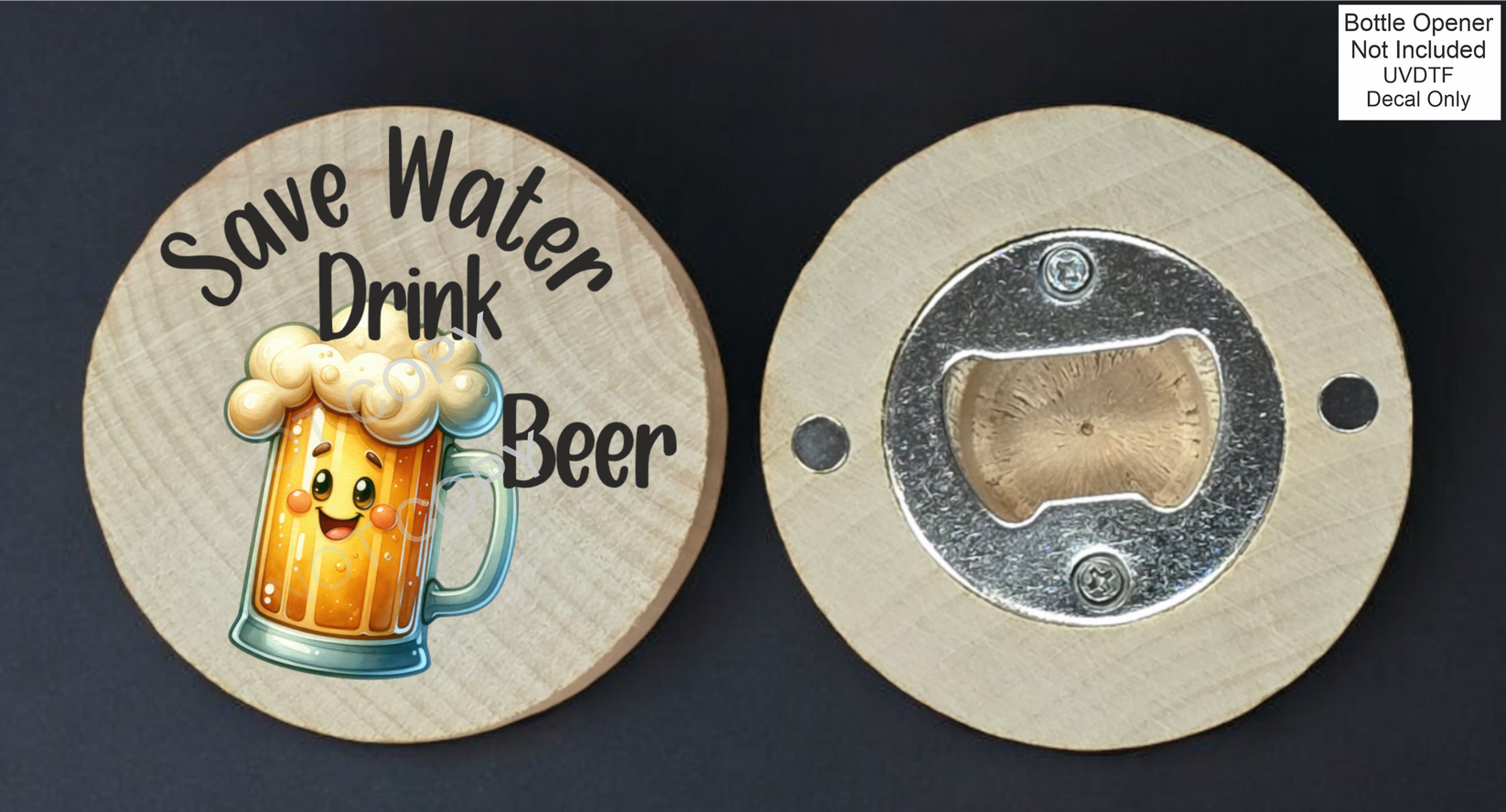 UVDTF Save Water Drink Beer – Mackie Direct