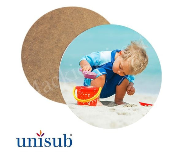 Coasters MDF Round Sublimation Unisub – Mackie Direct
